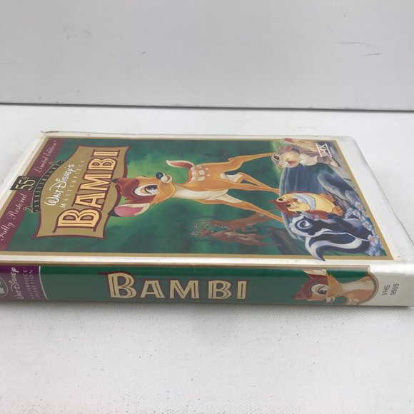 Disney | Media | Vhs Walt Disney Bambi Deer Clamshell Movie Animated ...